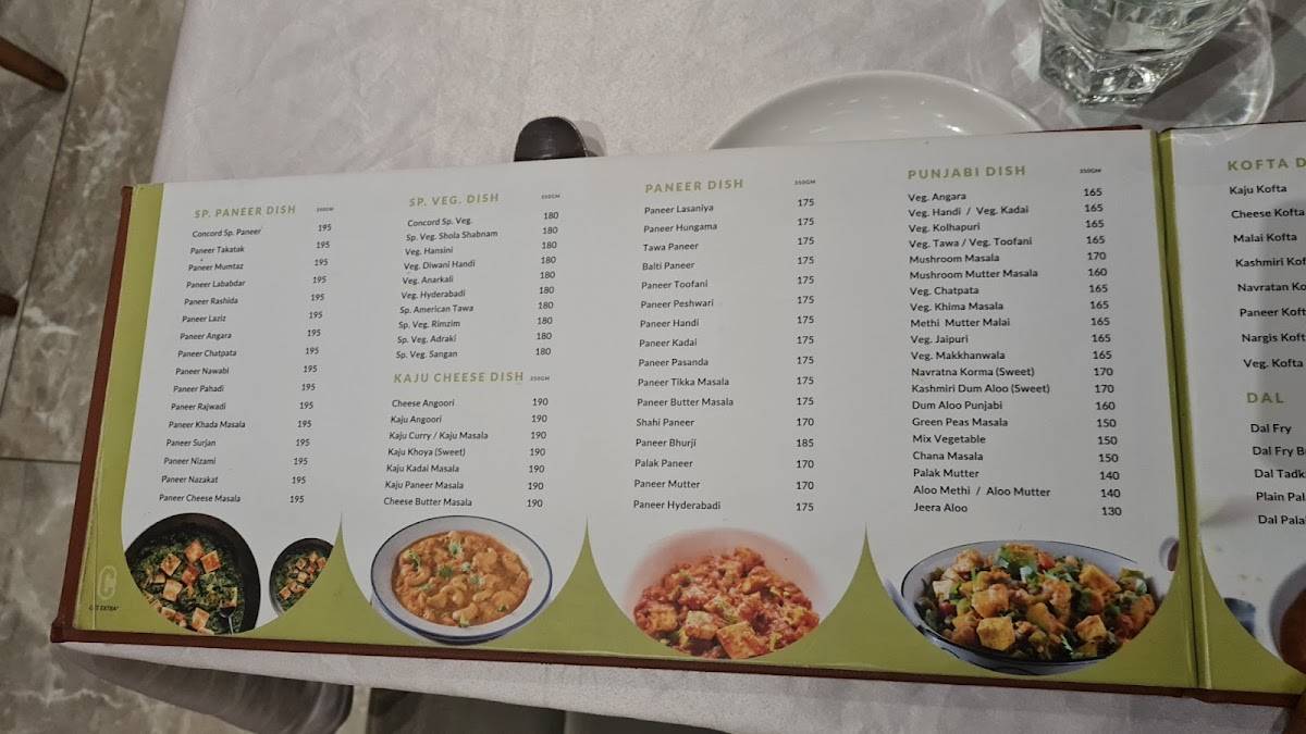 Menu at Concord Restaurant & Banquet, Surat