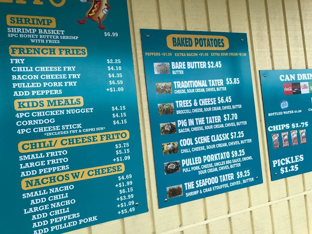 Menu at Cool Scene - New Iberia fast food, New Iberia