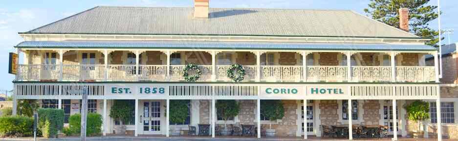 Menu at Corio Hotel desserts, Goolwa