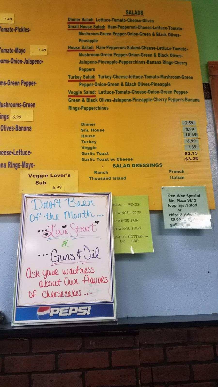 Menu at MG'S Pizza pizzeria, Robstown