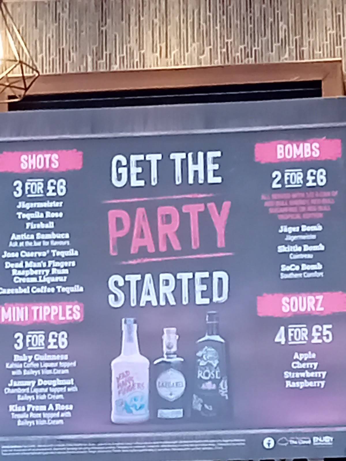 Menu at Counting House pub & bar, Blackpool, 10 Talbot Square