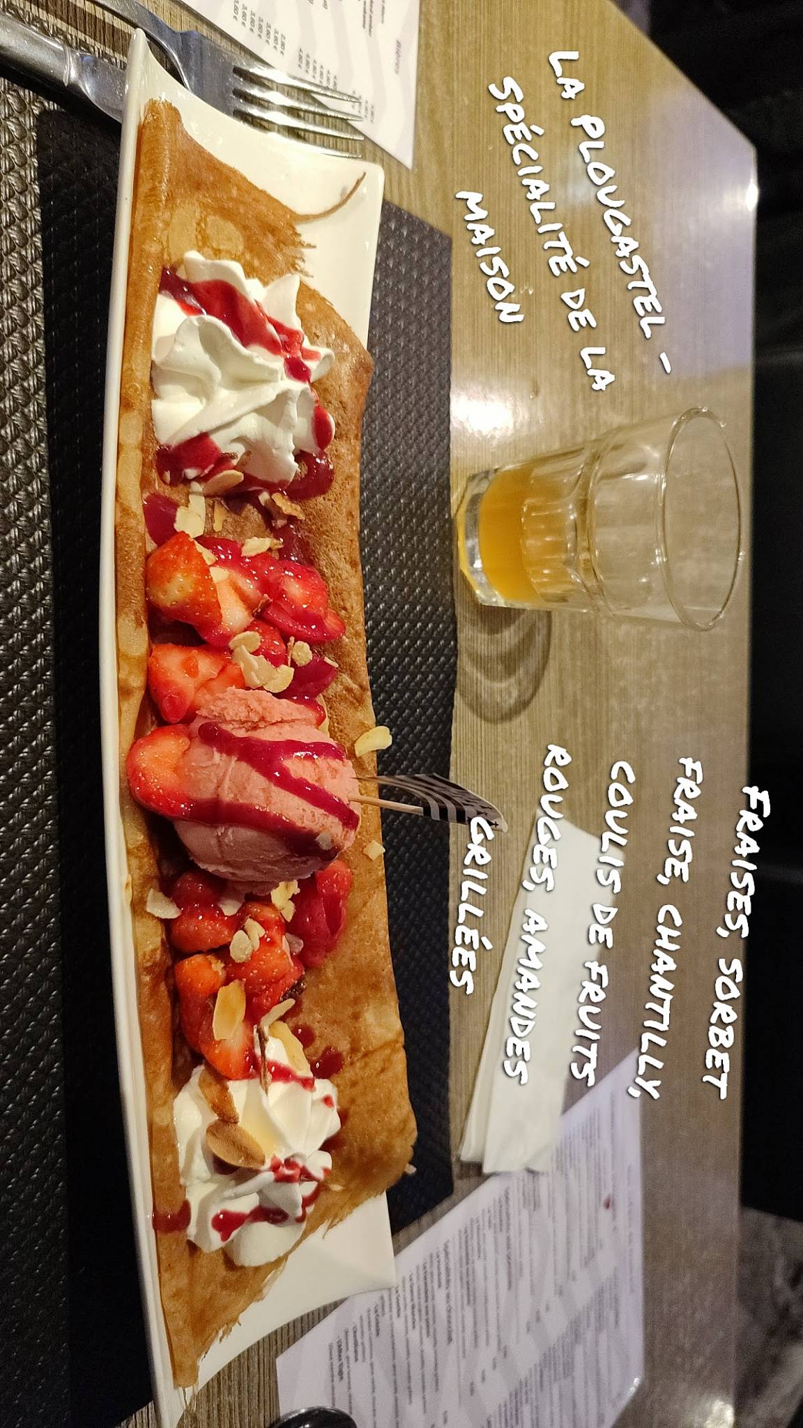Menu au Crêperie An Ty Coz restaurant, Plougastel-Daoulas