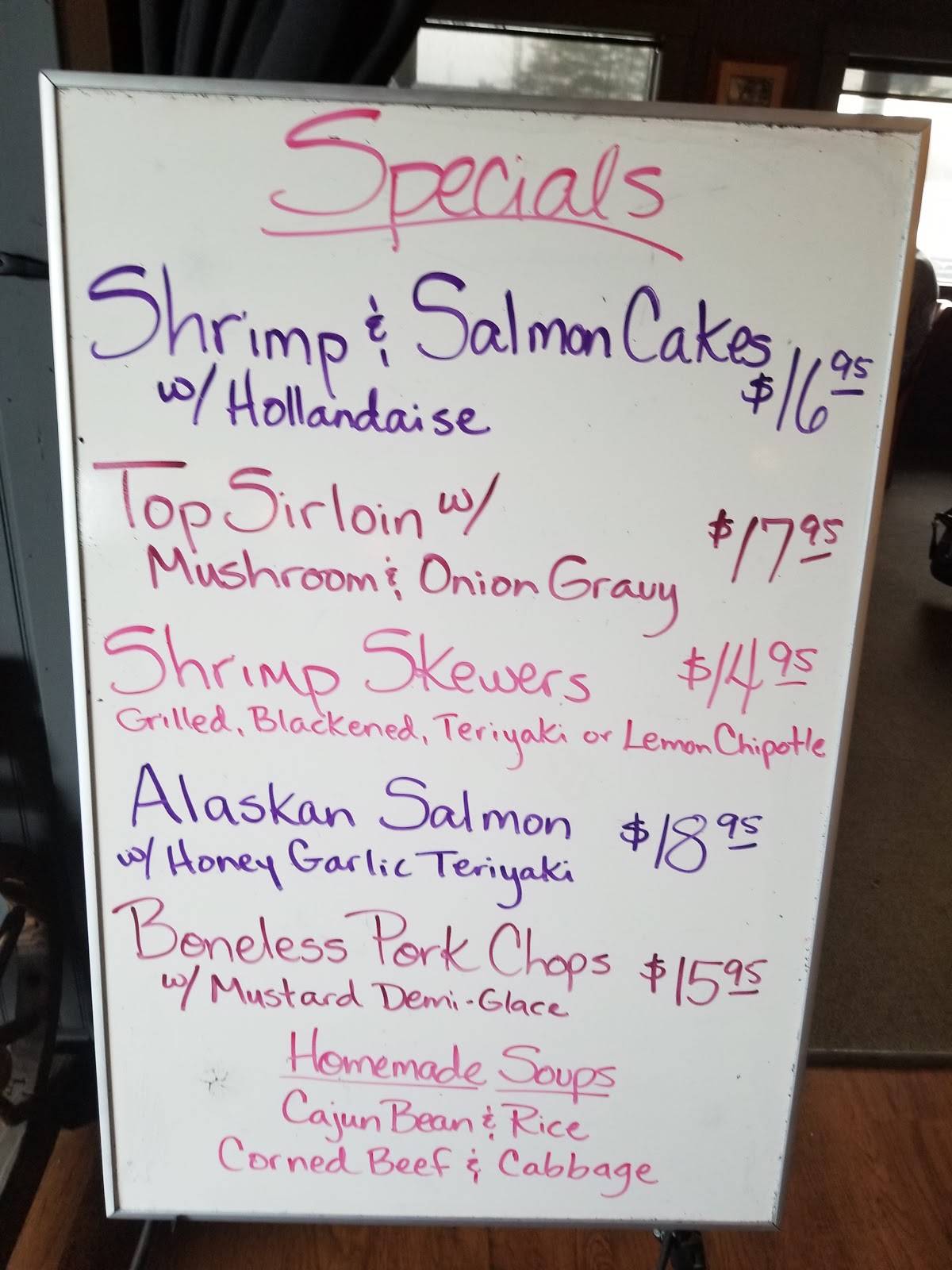 Menu at The Beef and Barrel Restaurant & Lounge, Crossville, West Ave