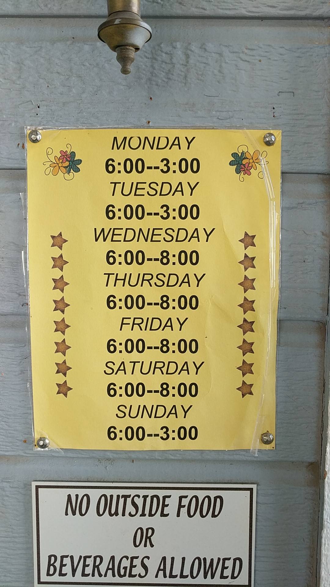 Menu at Crosswinds Restaurant, Payson