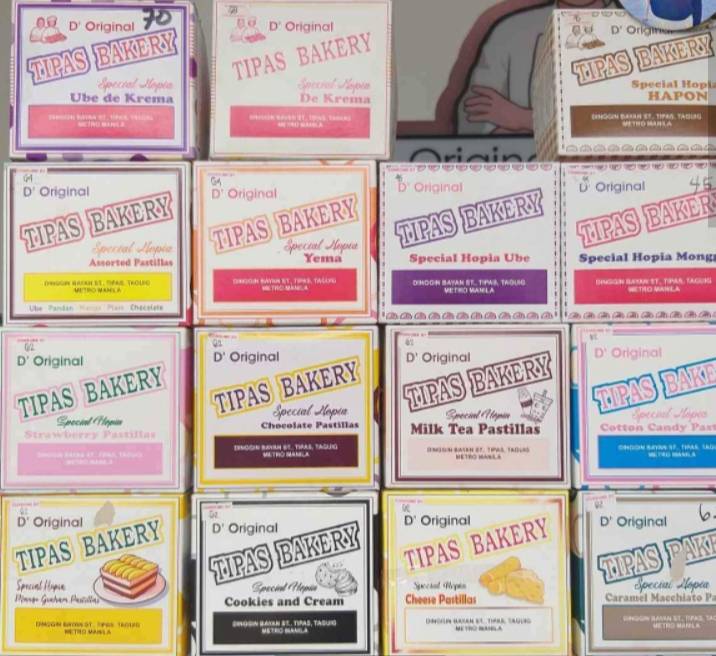 Menu at D' Original Tipas Bakery, Taguig