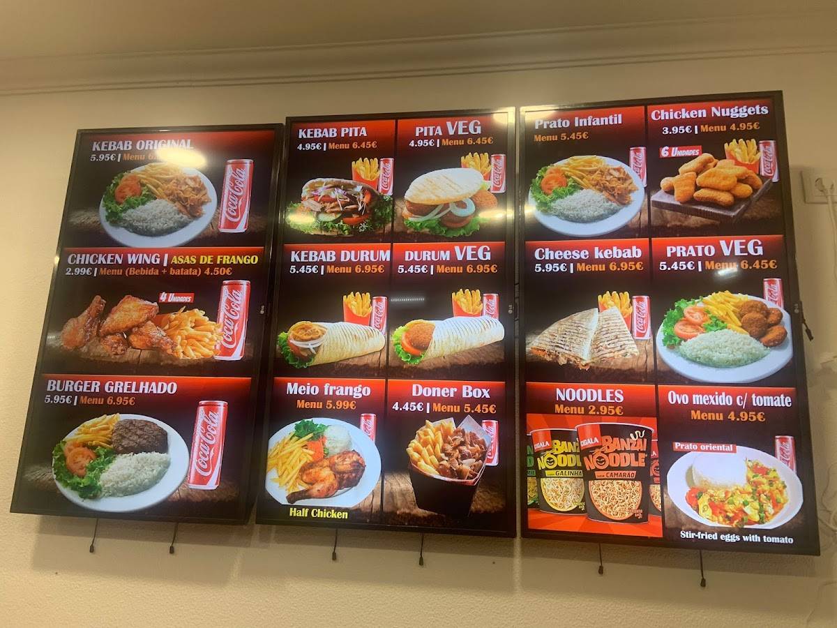 Menu at DONER KEBAB HOUSE LAGOA restaurant, Lagoa