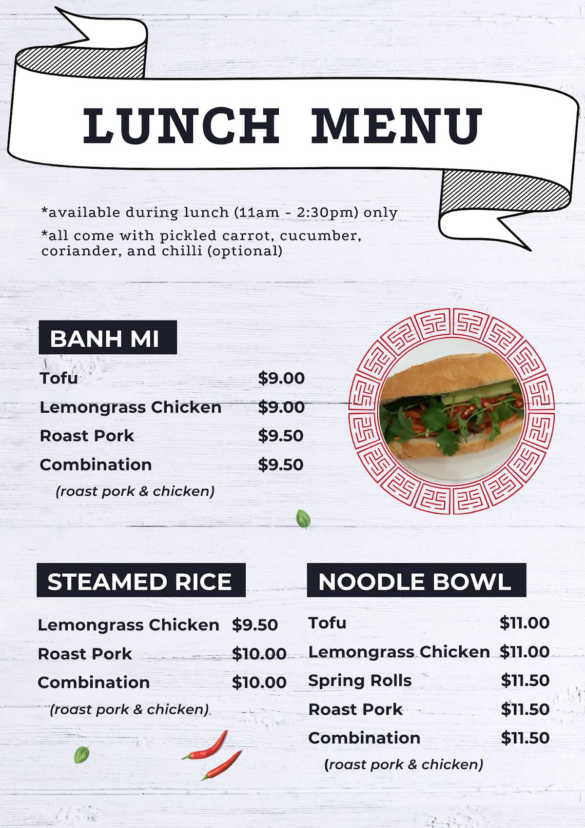 Menu at Dack Kee Asian Takeaway restaurant, Plympton Park