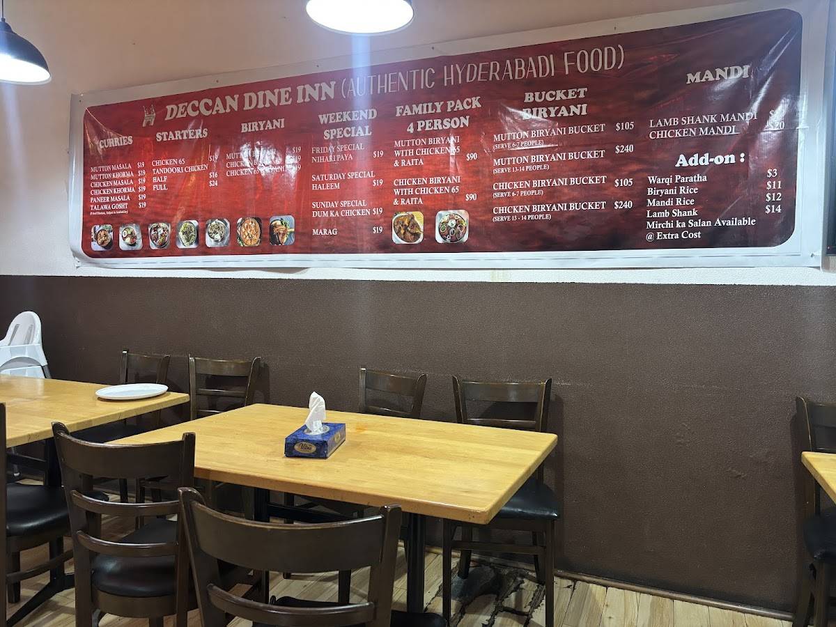 Menu at Deccan DineInn restaurant, West Footscray
