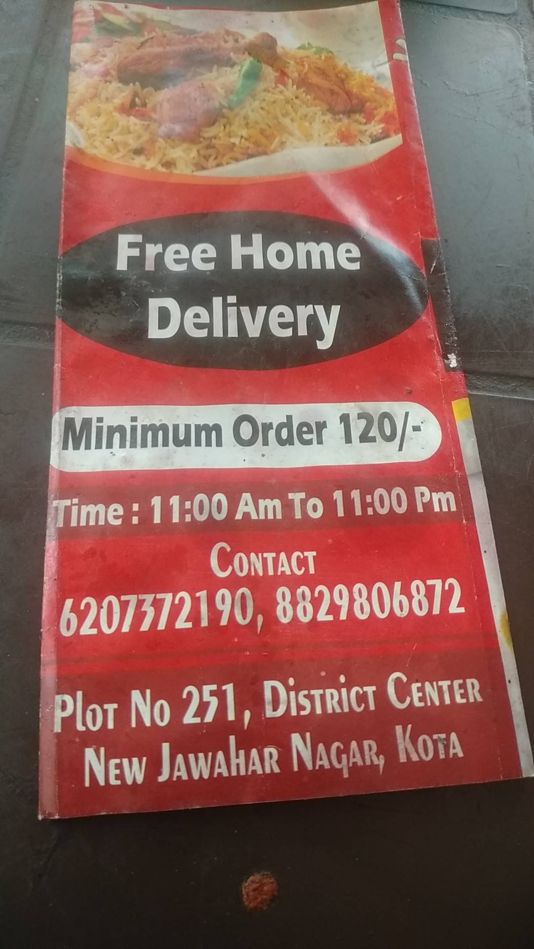 Menu at Delhi spice roll Hut, Kota, District Center