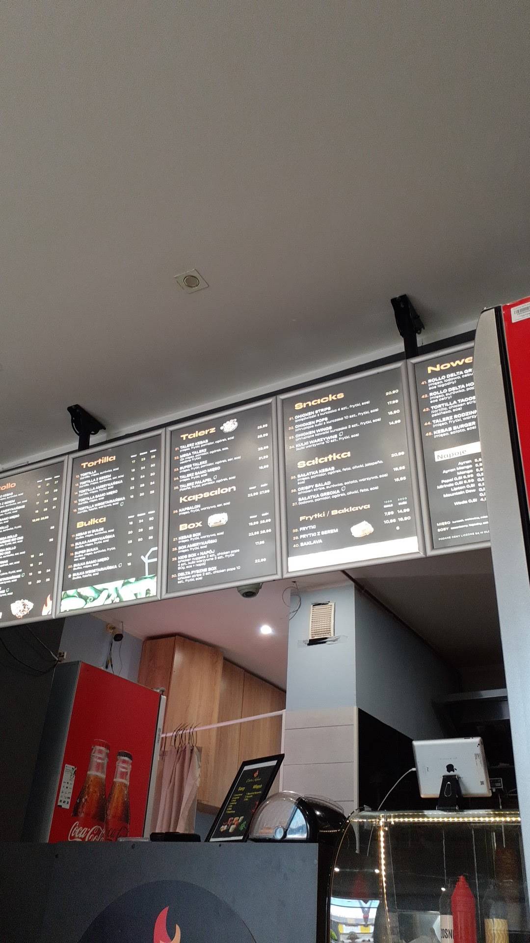Menu at Delta kebab, Tczew, Wojska Polskiego 28