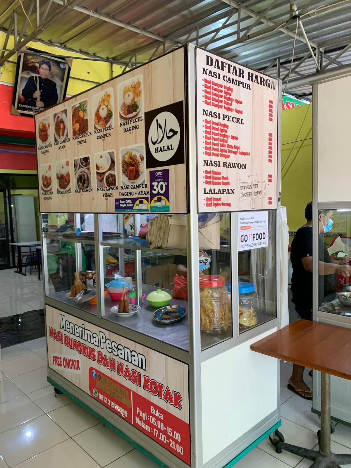Carta del restaurante Depot Nasi Campur Pak Salim, Surabaya