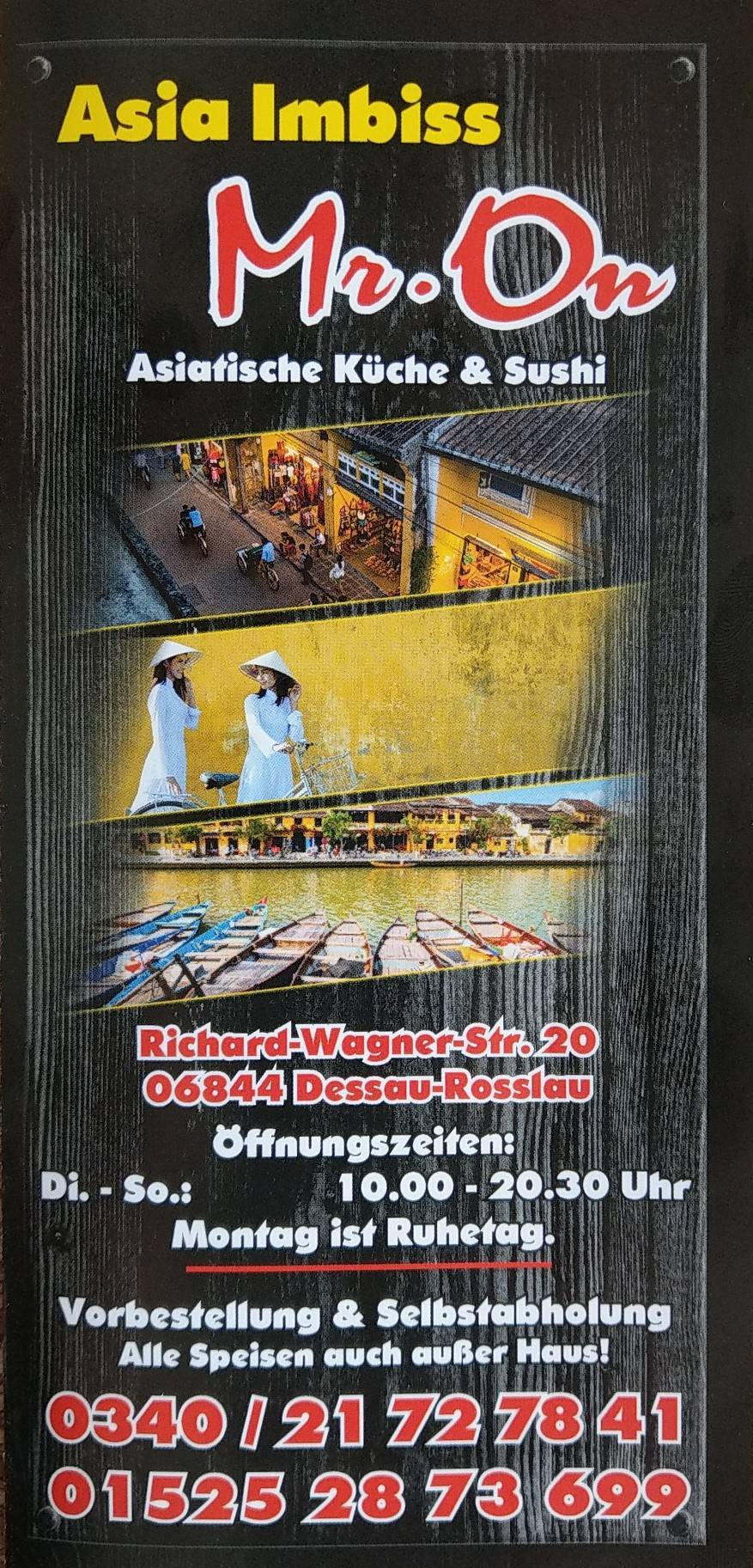 Menu at Mami’s - The Finest Asian Kitchen restaurant, Dessau-Roßlau