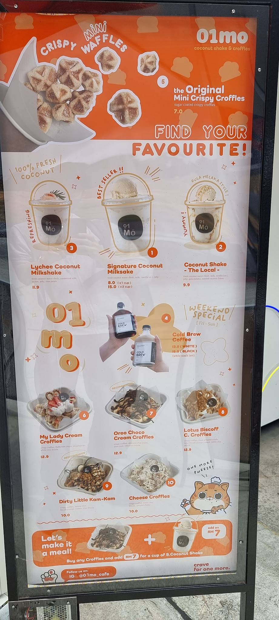 Menu at 01Mo @ Genting Permai cafe, Genting Highlands