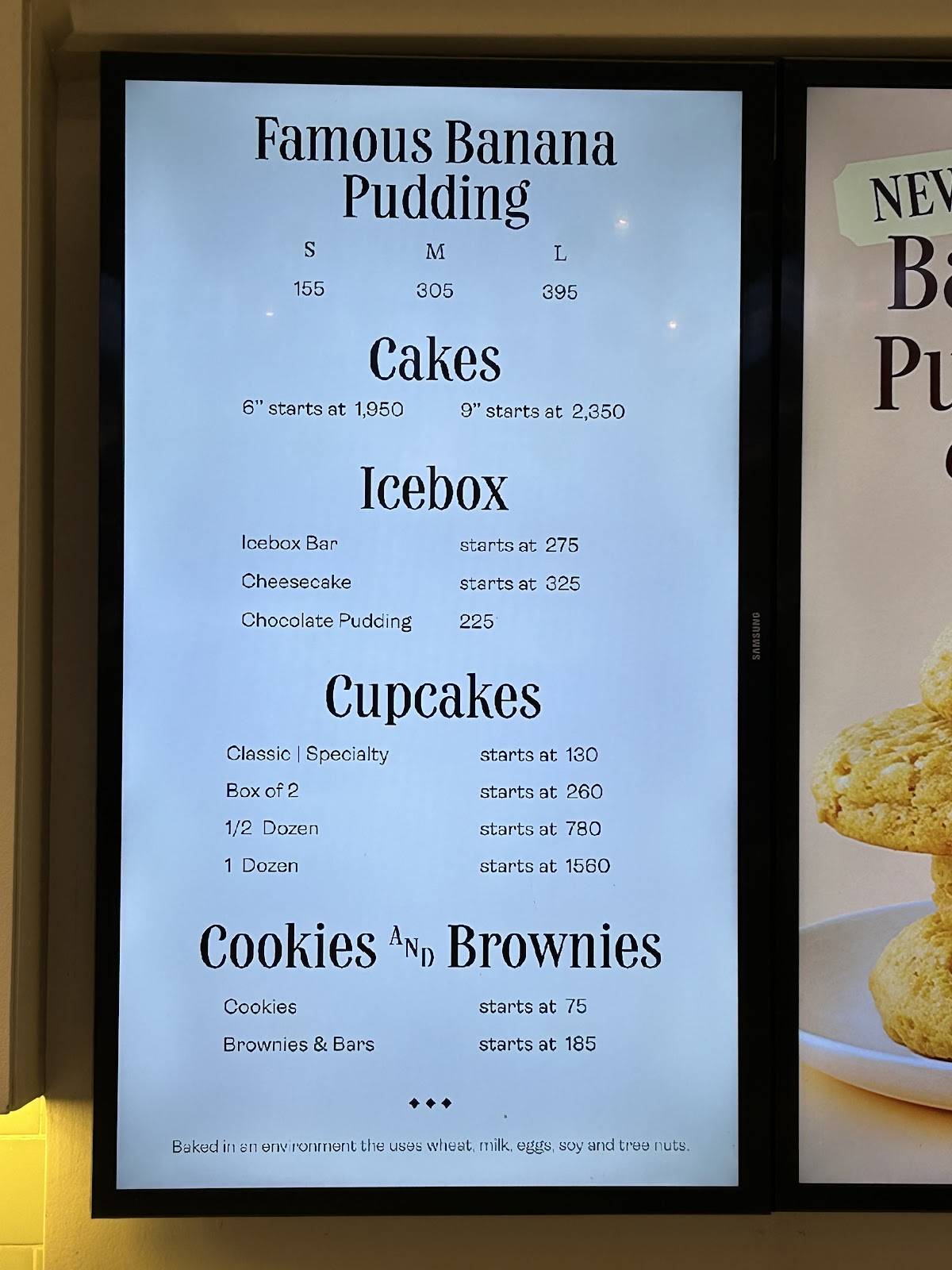 Menu at M Bakery, Taguig, Lower Ground