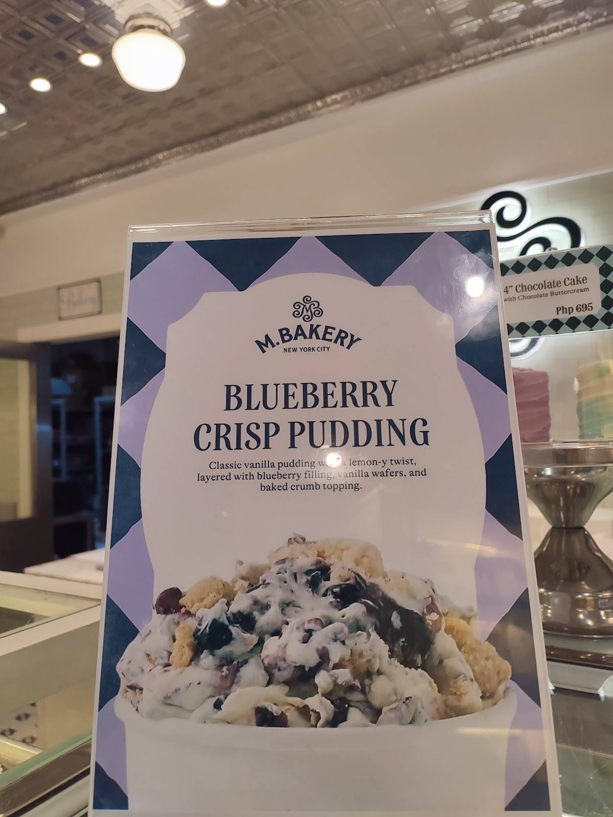 Menu at M Bakery, Taguig, Lower Ground