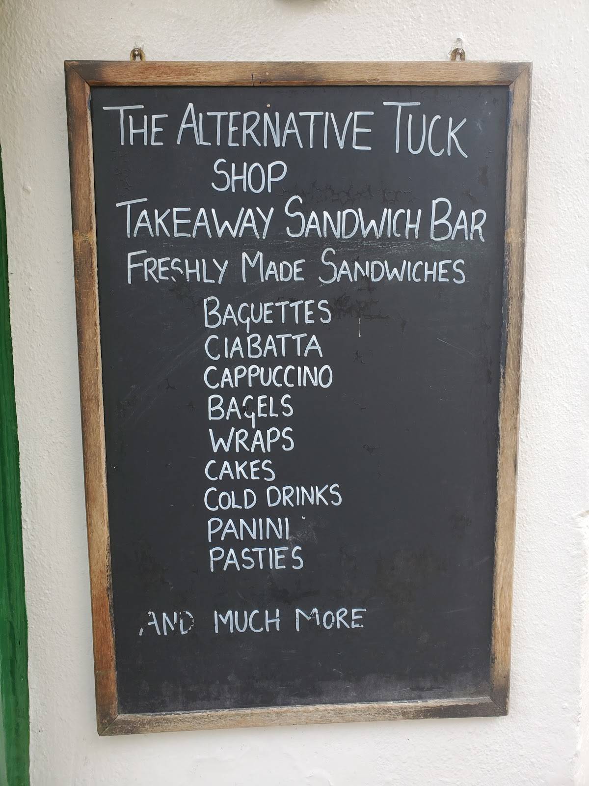 Menu at The Alternative Tuck Shop desserts, Oxford