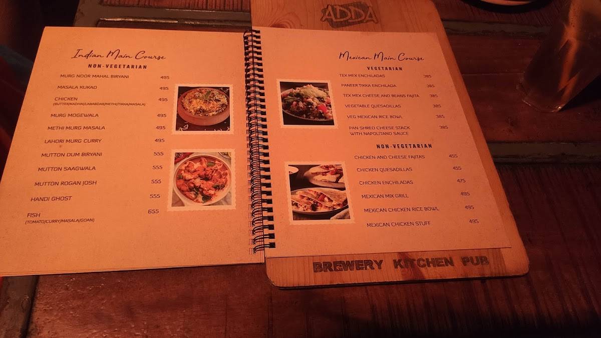 Menu at Dhaba In Derabassi Golden Hut, Gholu Majra