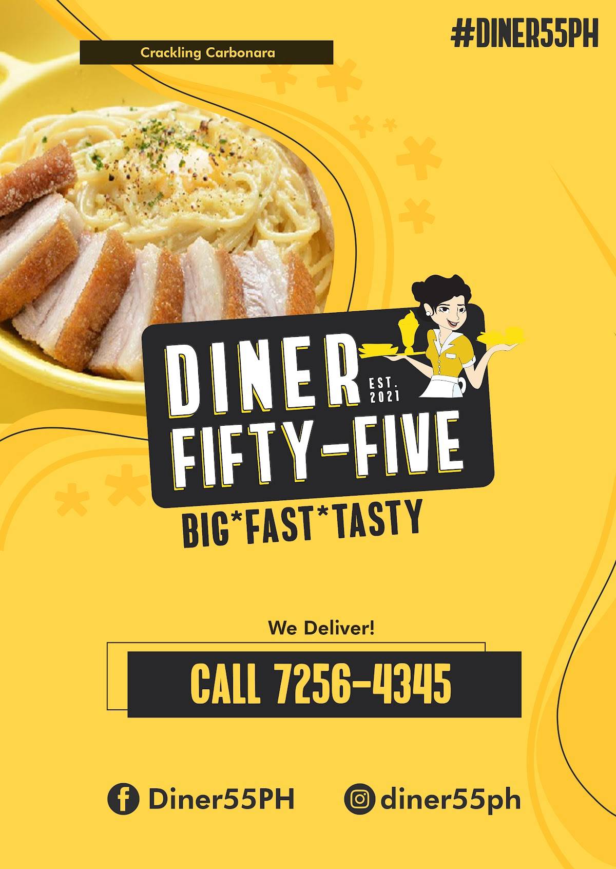 Carta del restaurante Diner 55, Ciudad Quezon