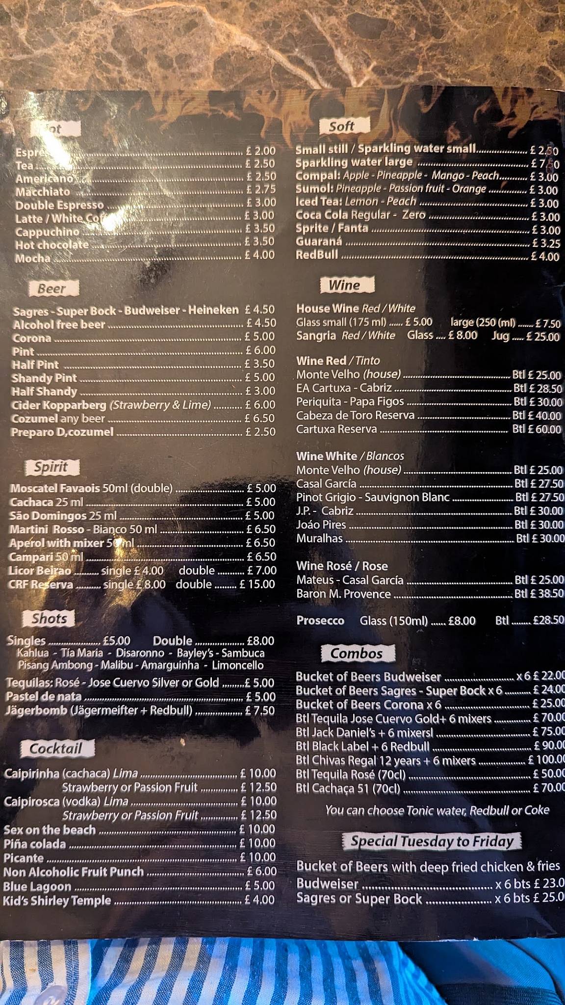 Menu at Dollis Grill restaurant, London, 1A Hamilton Rd