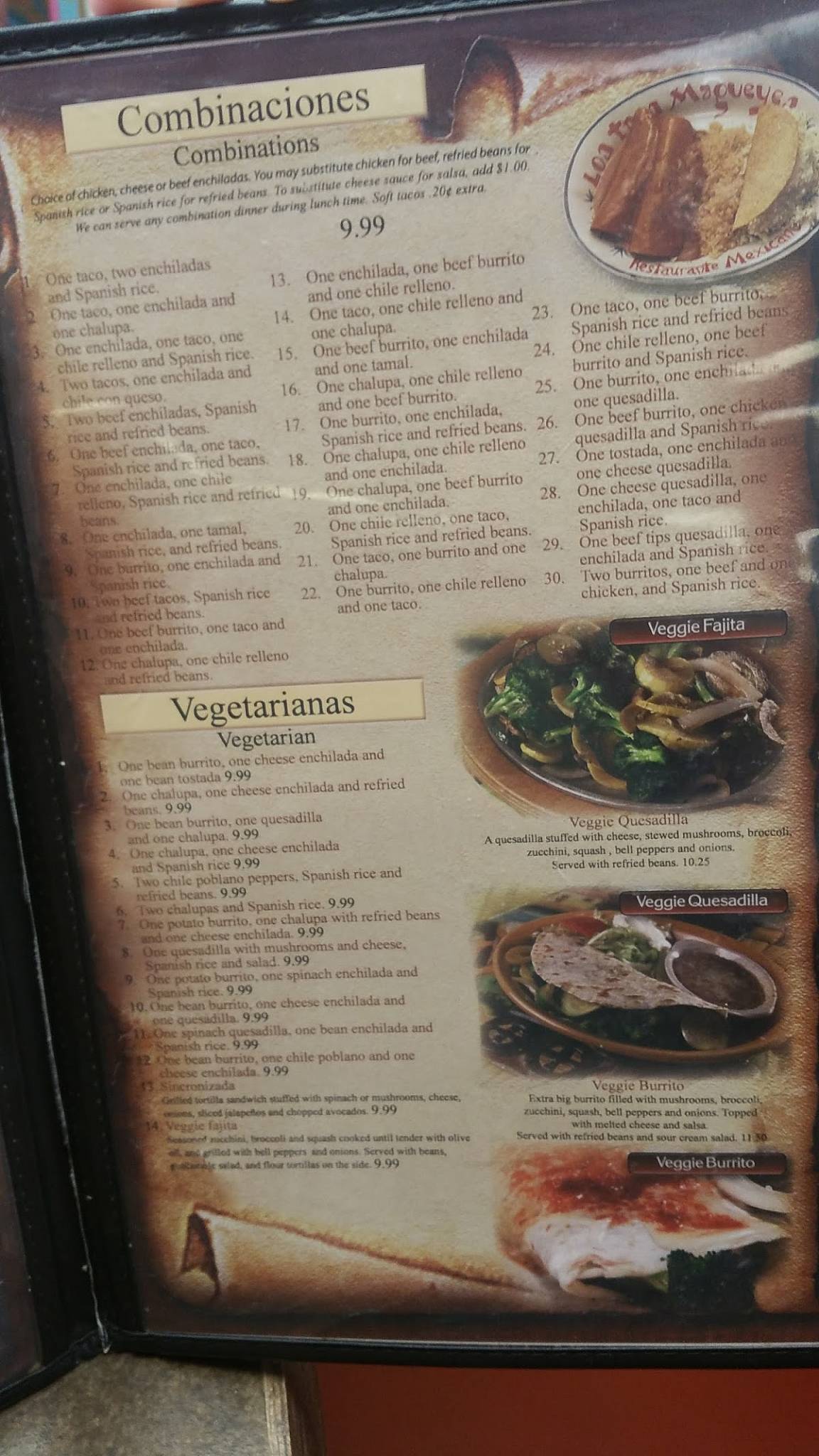 Menu at El Agave Family Mexican Restaurant, Rio Rancho