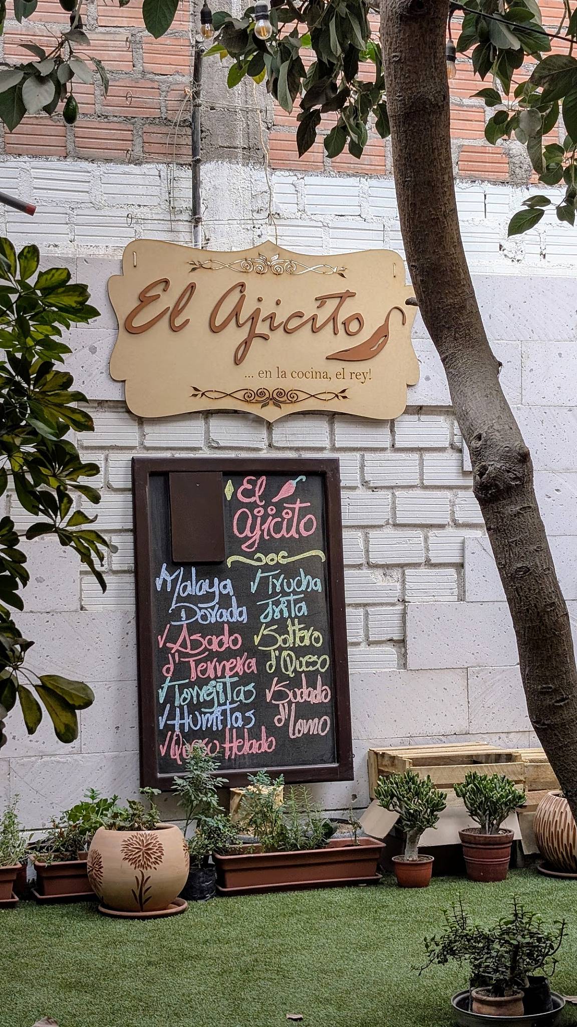 Carta de El Ajicíto Restaurante, Arequipa, Residencial Los Cedros