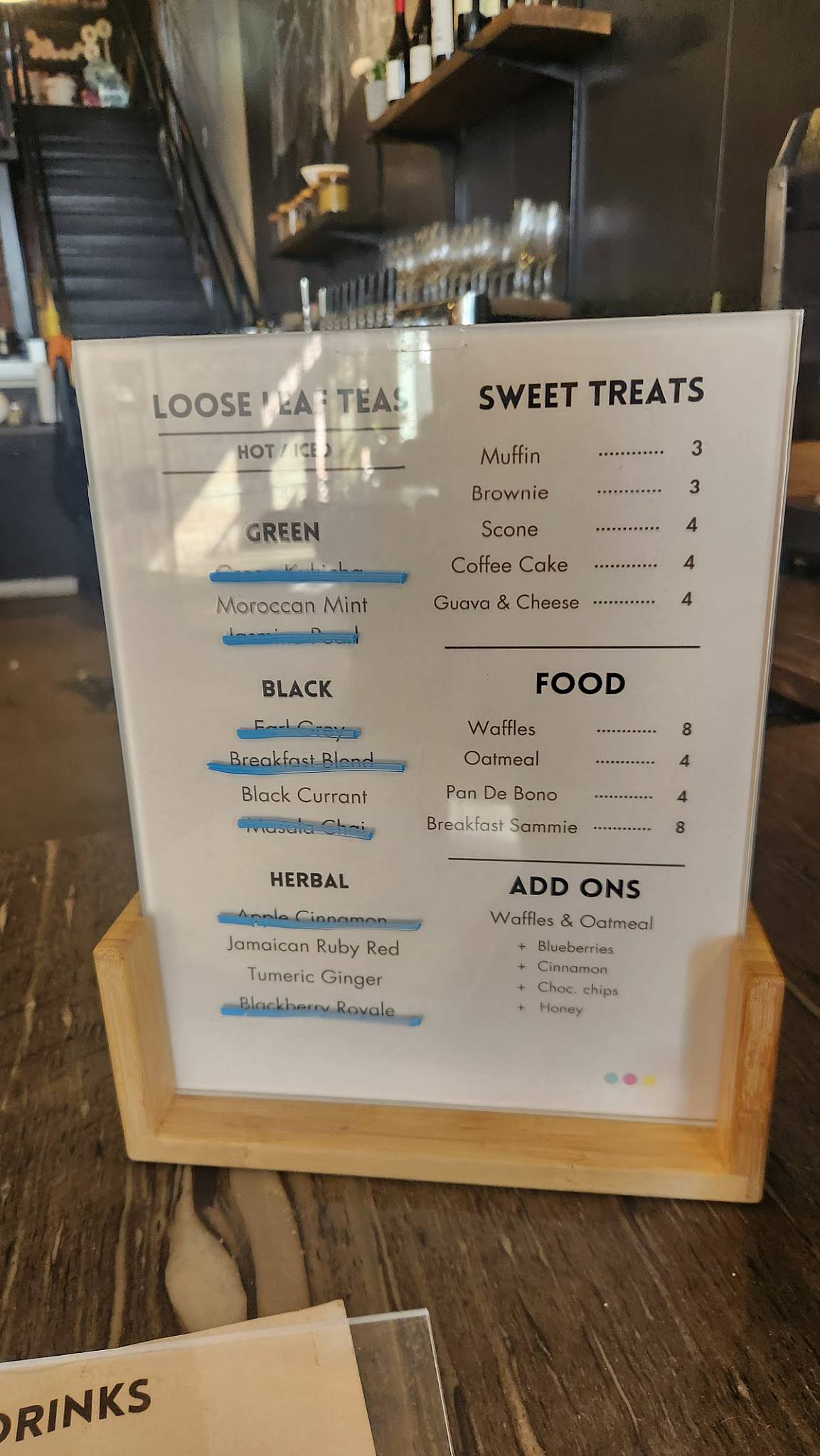 Menu at Elevation Coffee Heights, Tampa
