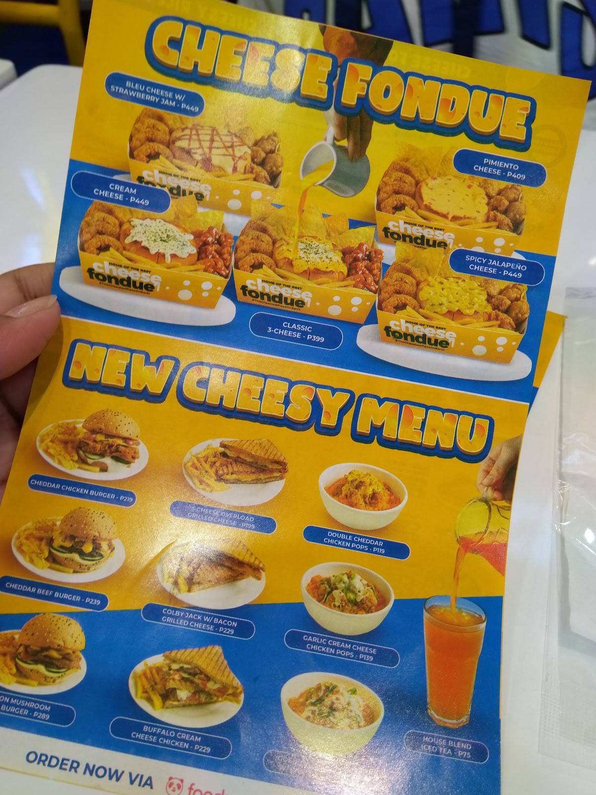 Carta del restaurante Everything But Cheese - SM City Grand Central ...