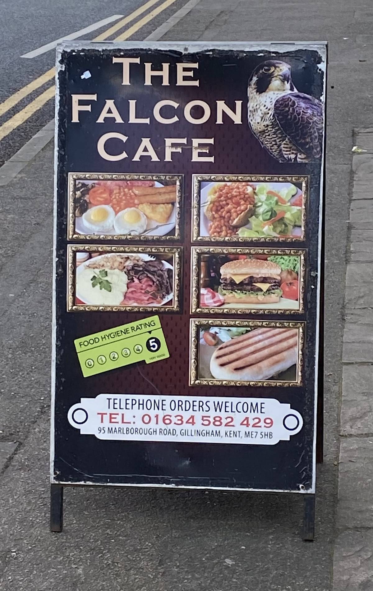 Menu at Falcon Cafe, Gillingham