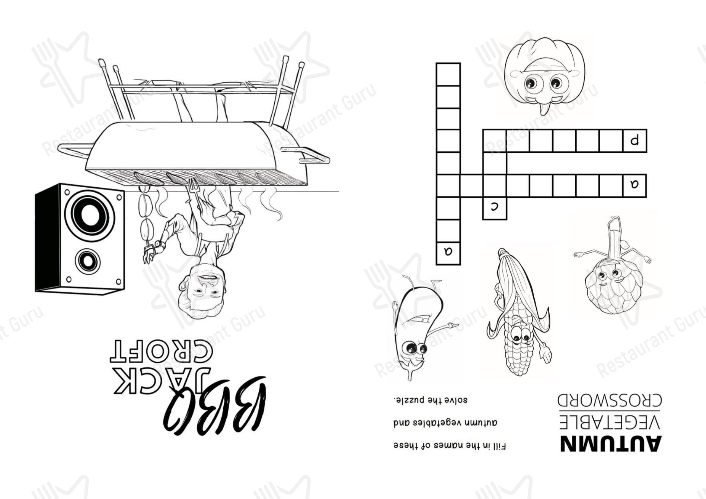 Menu at Fallow restaurant, London