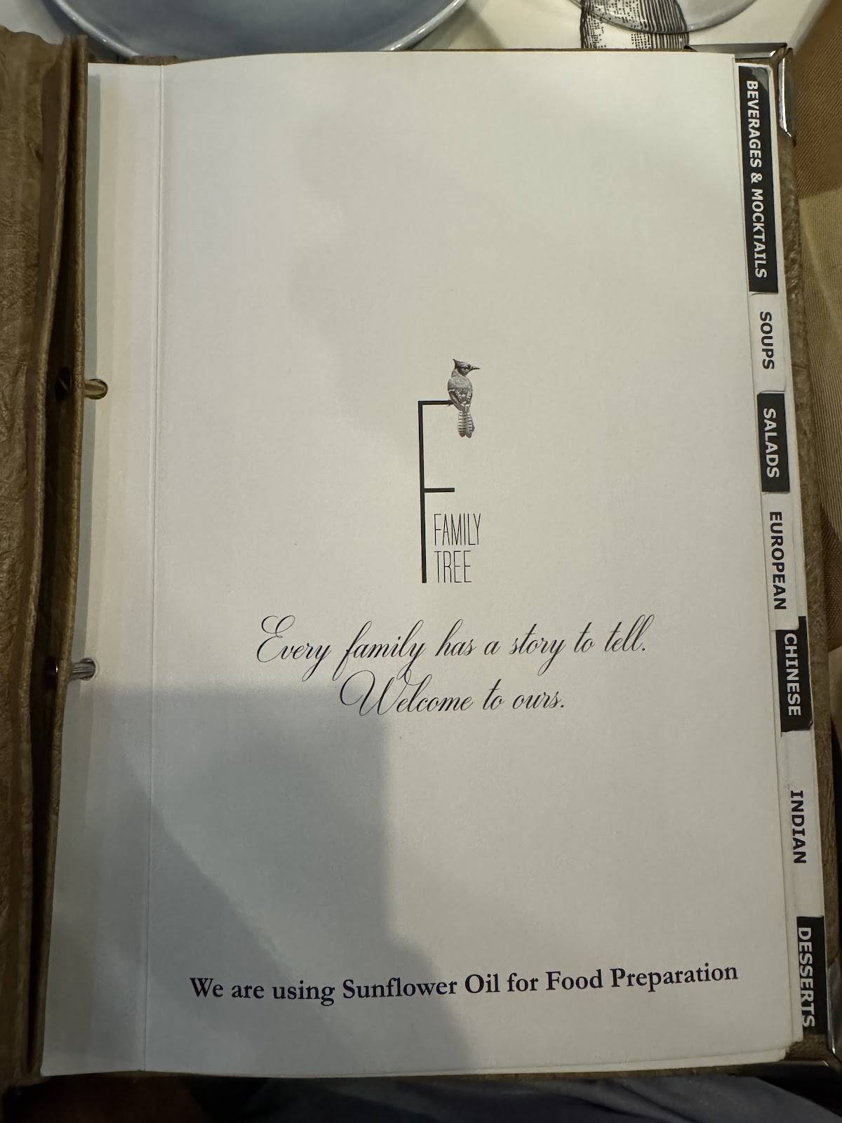 Menu at Family Tree, Thane, Shop no 4