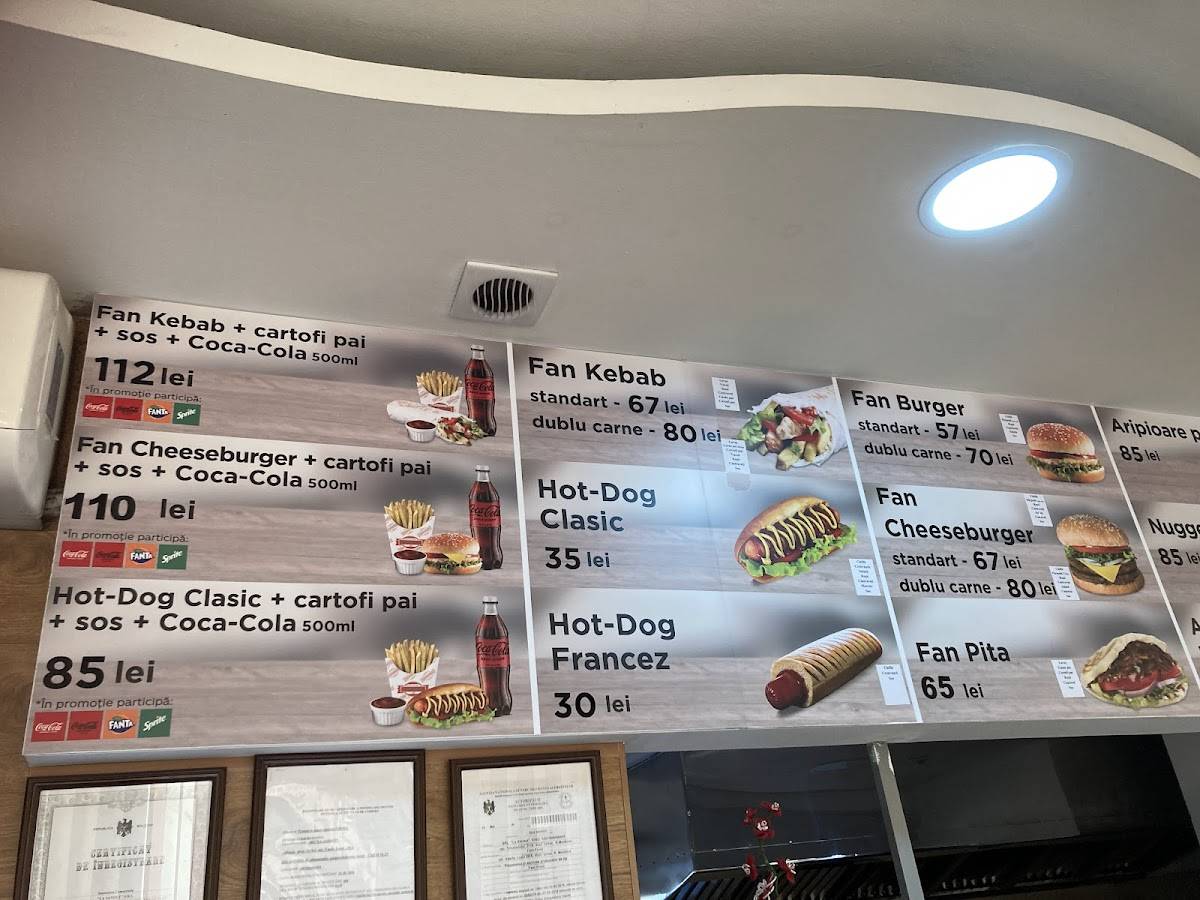 Carta de Fan Kebab, Orhei