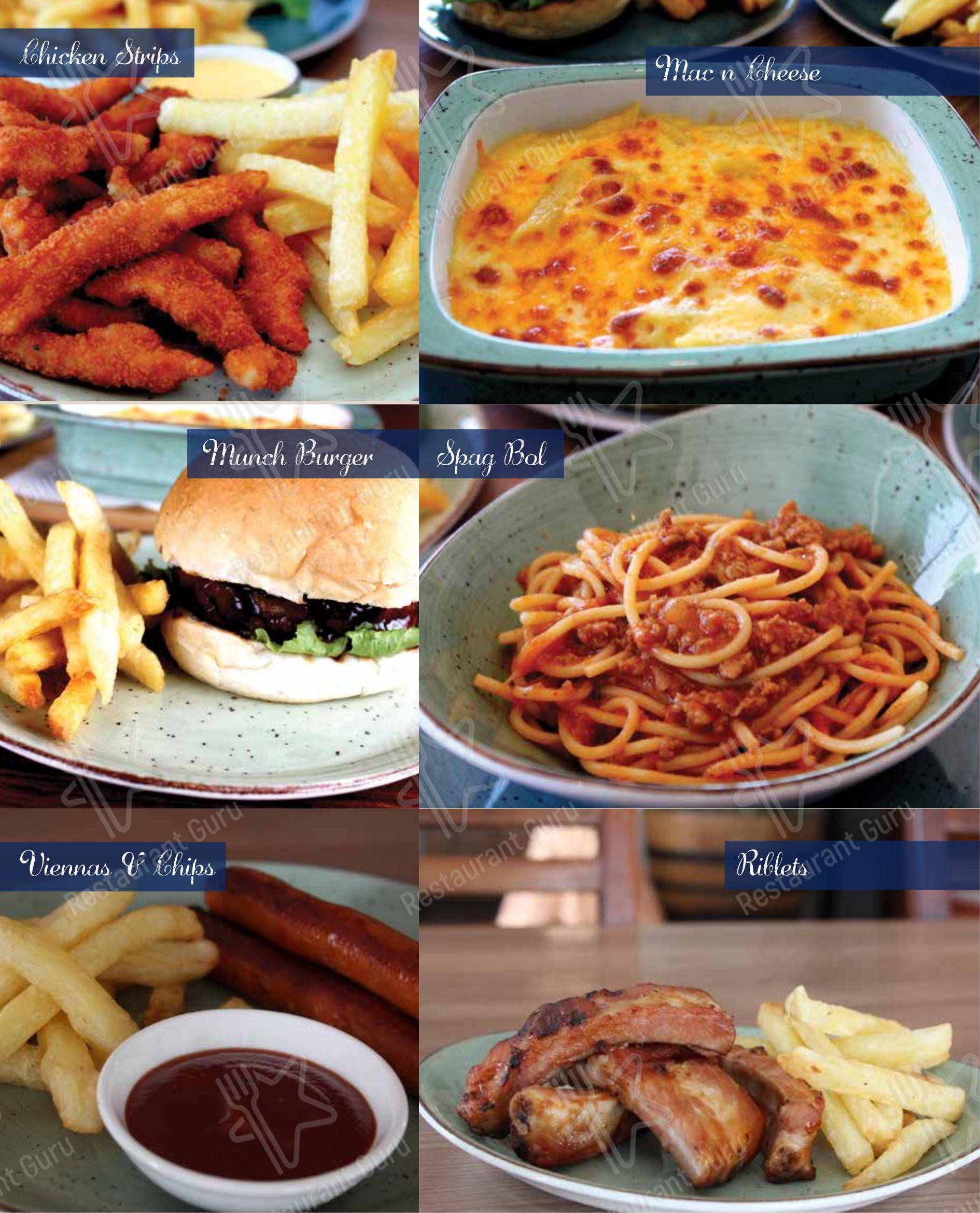 Menu at Farm 'n Sea Grillhouse restaurant, Vanderbijlpark