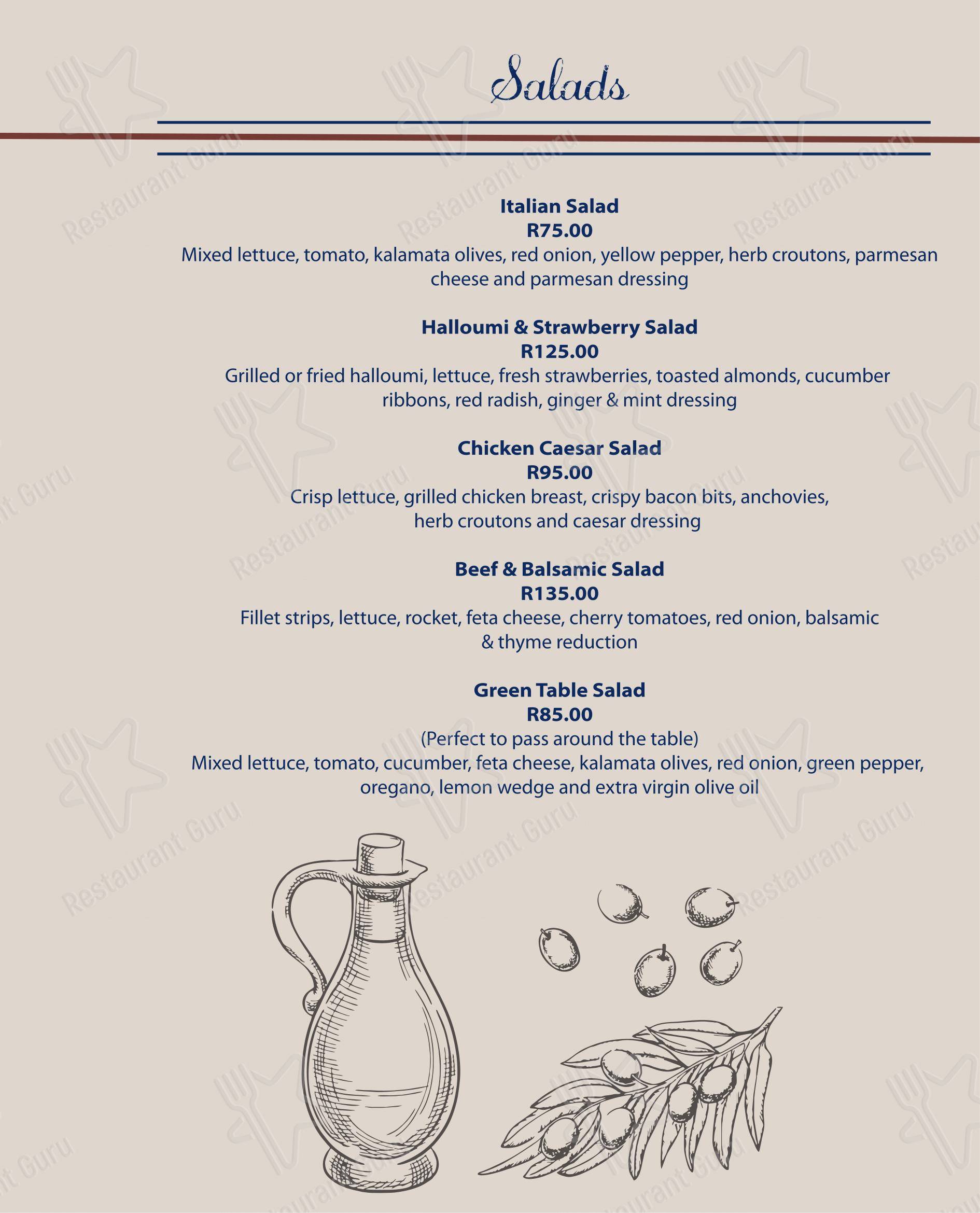 Menu at Farm 'n Sea Grillhouse restaurant, Vanderbijlpark