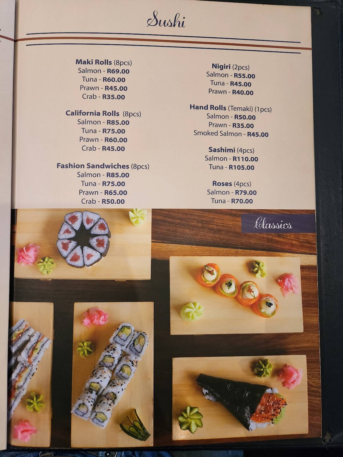 Menu at Farm 'n Sea Grillhouse restaurant, Vanderbijlpark