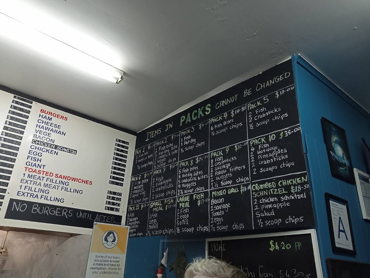 Menu at Five Star Takeaway fast food, Levin