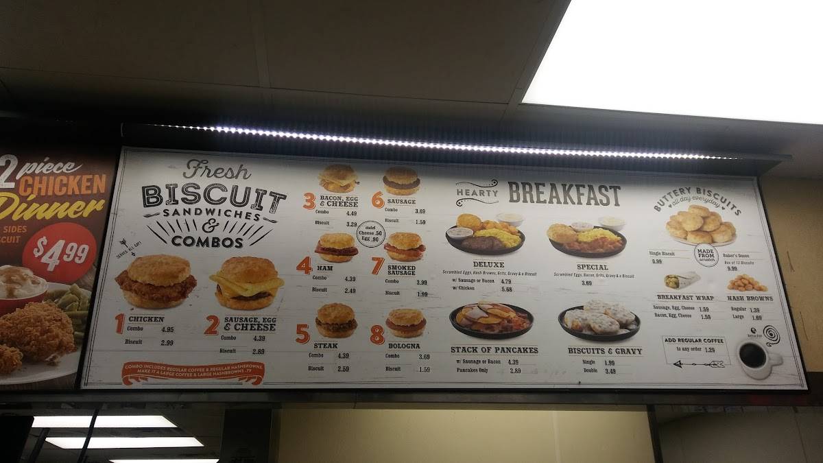 Menu at Jack's fast food, Pinson, Pinson Blvd
