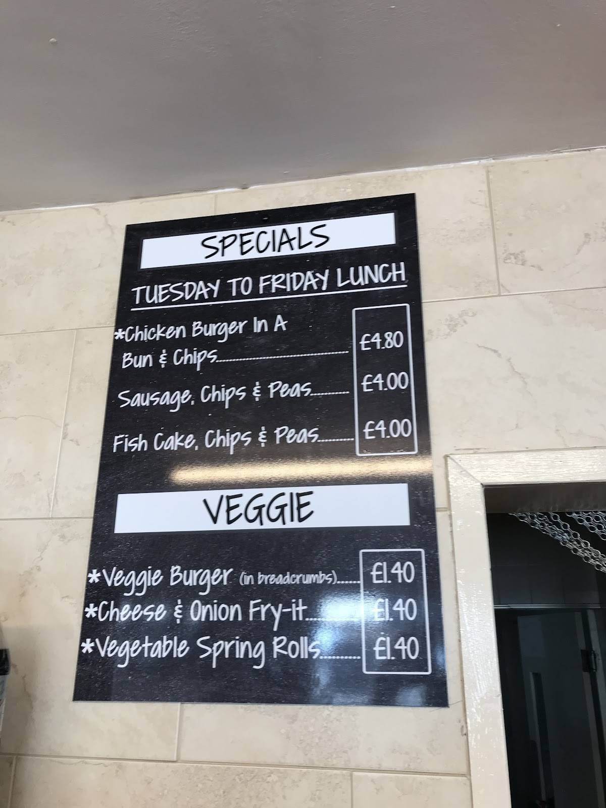 Menu at Smith Central Chip Shop fast food, Lincoln