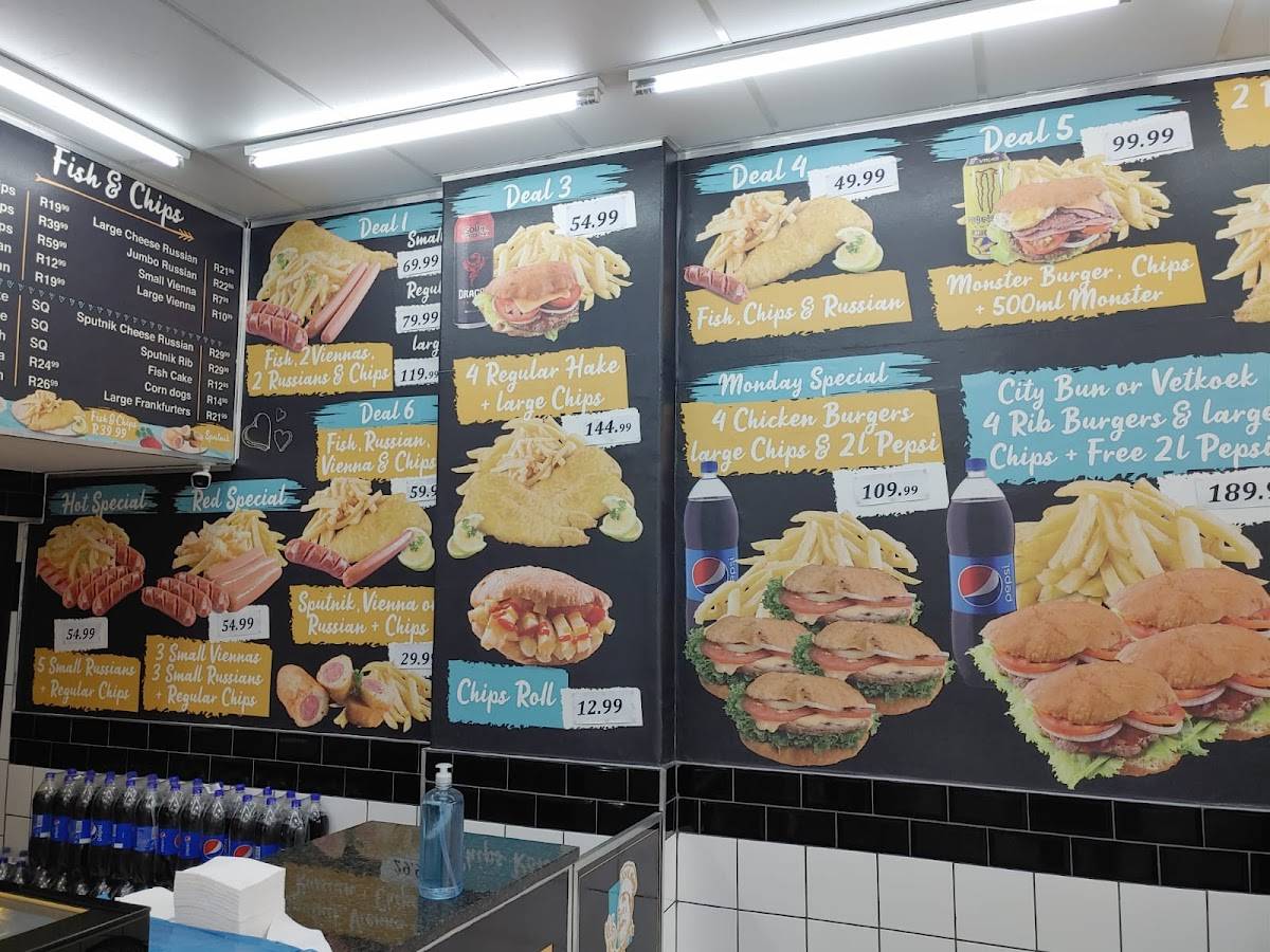 Menu at Fat Cake City (Mountain View) restaurant, South Africa