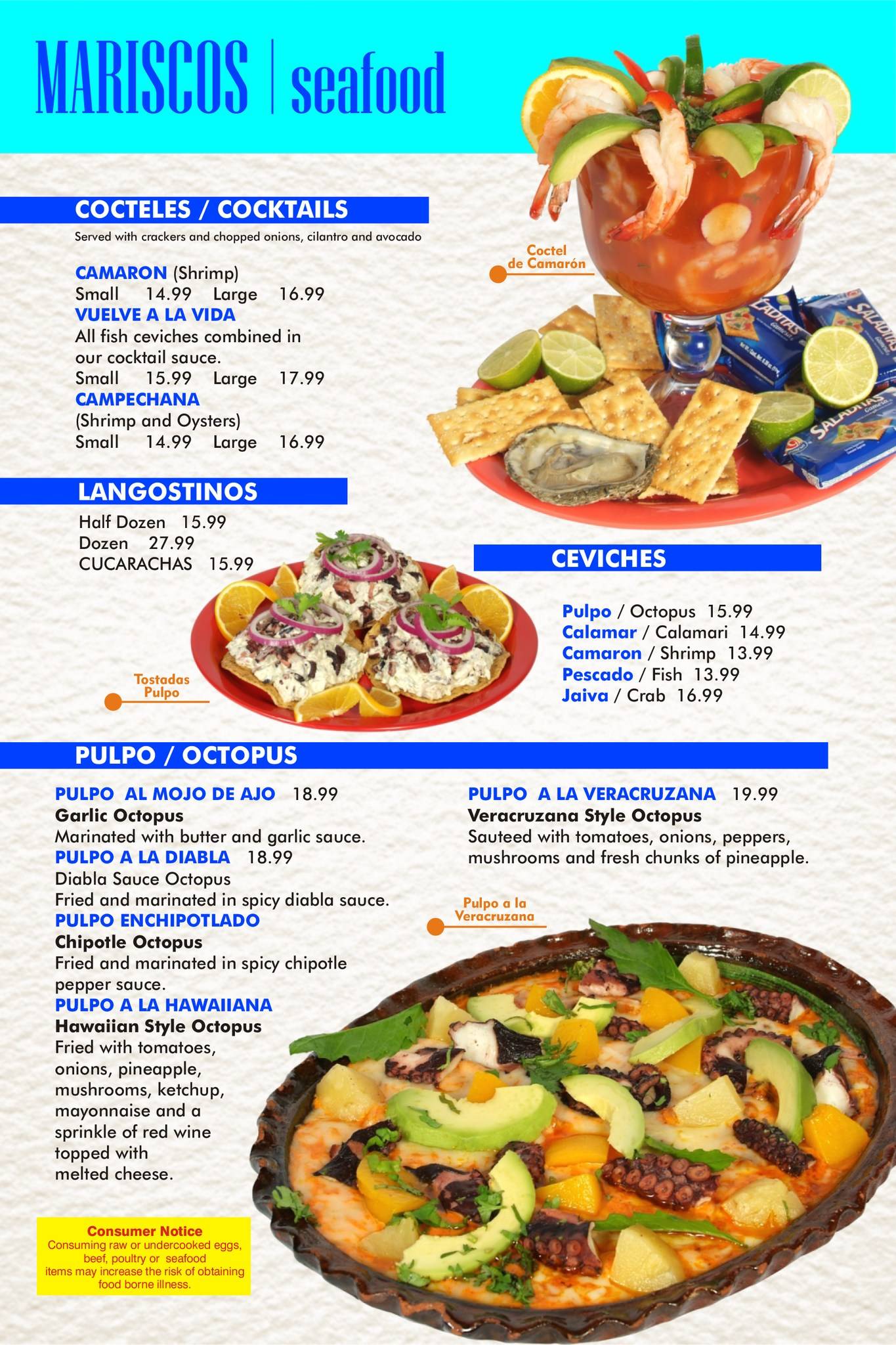 Menu at Fiesta Cafe, Milwaukee