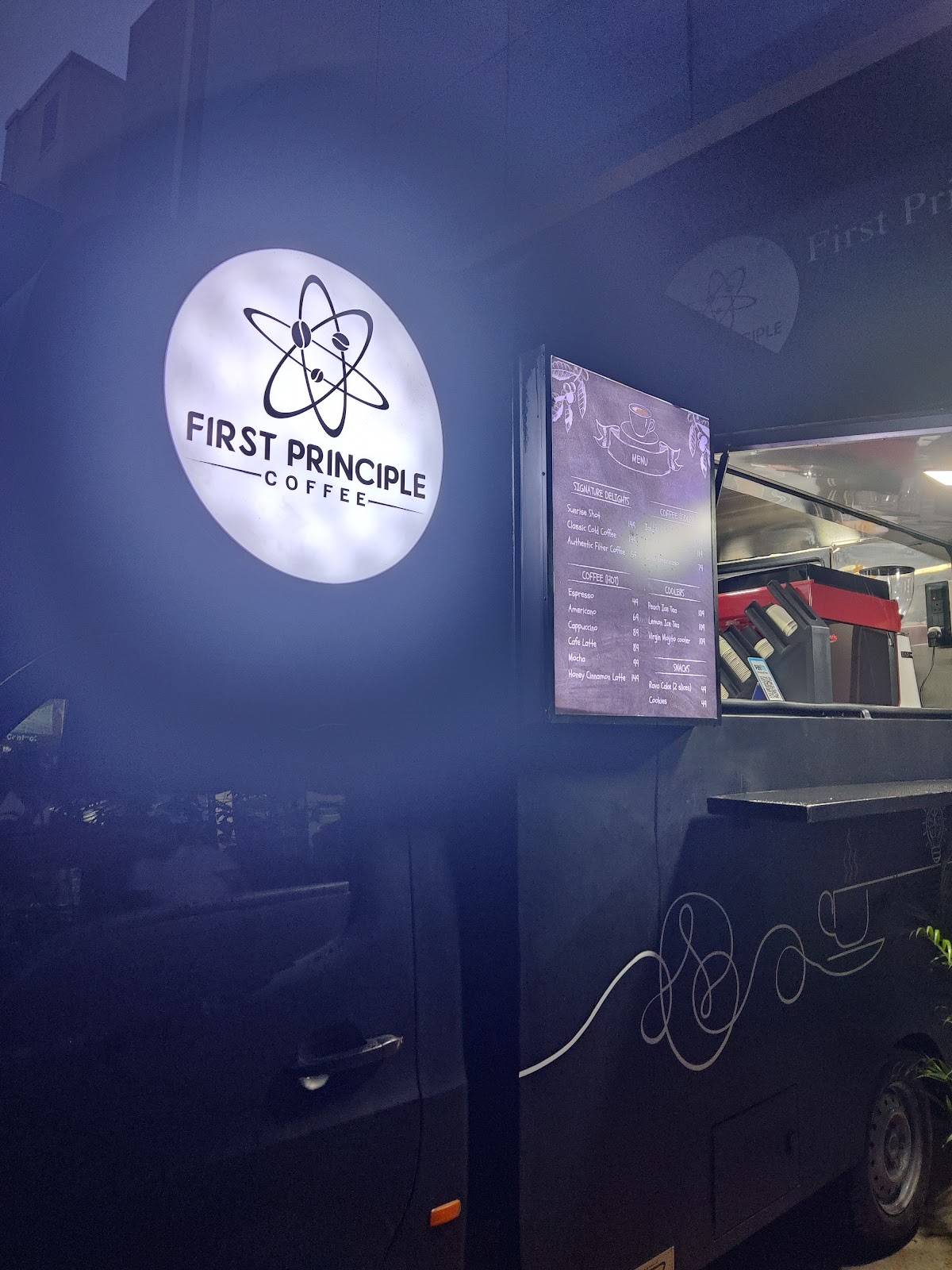 Menu at First Principle Coffee, Pune