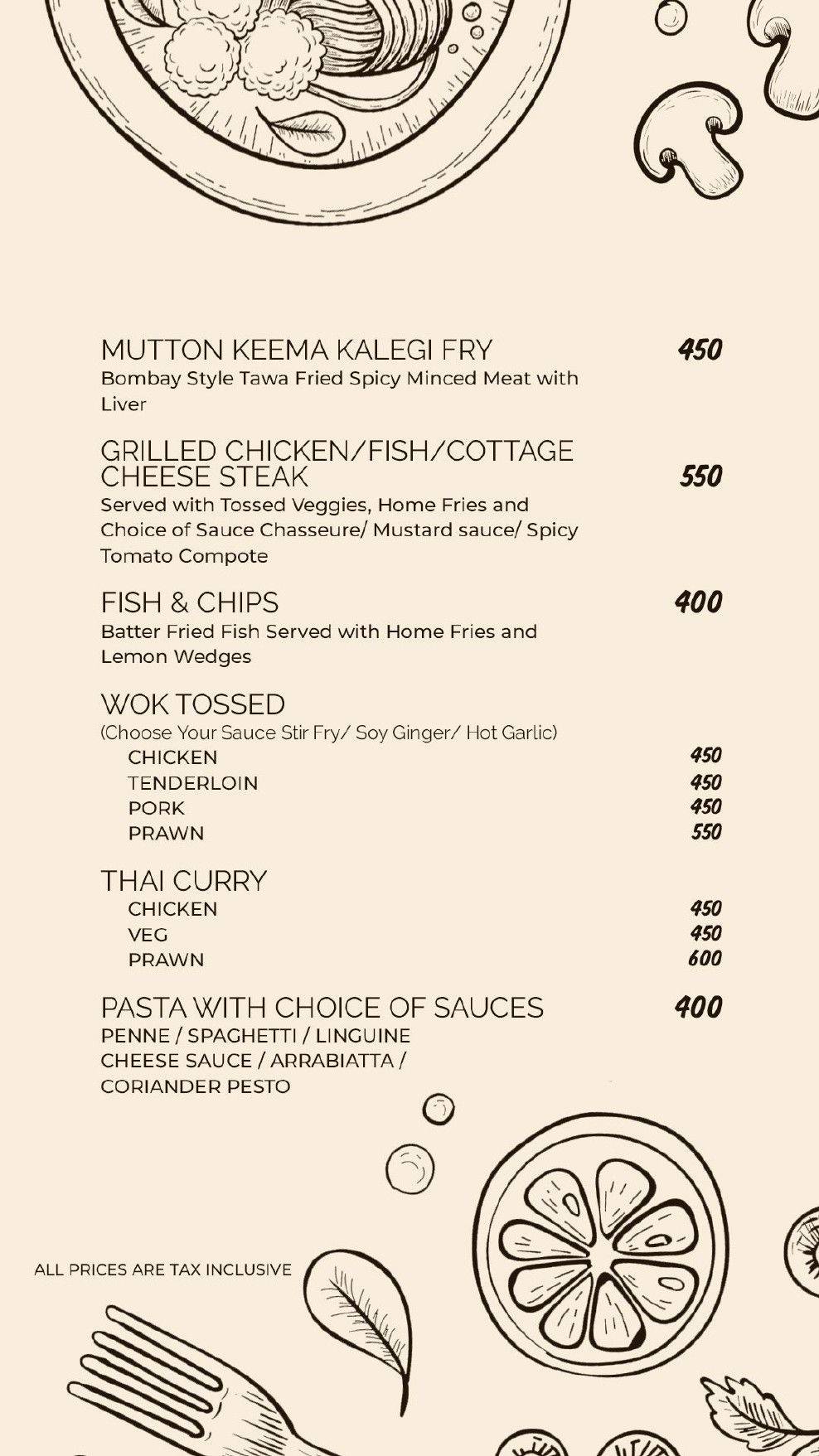 Menu at First Story Bar & Kitchen, Pune, 1st floor