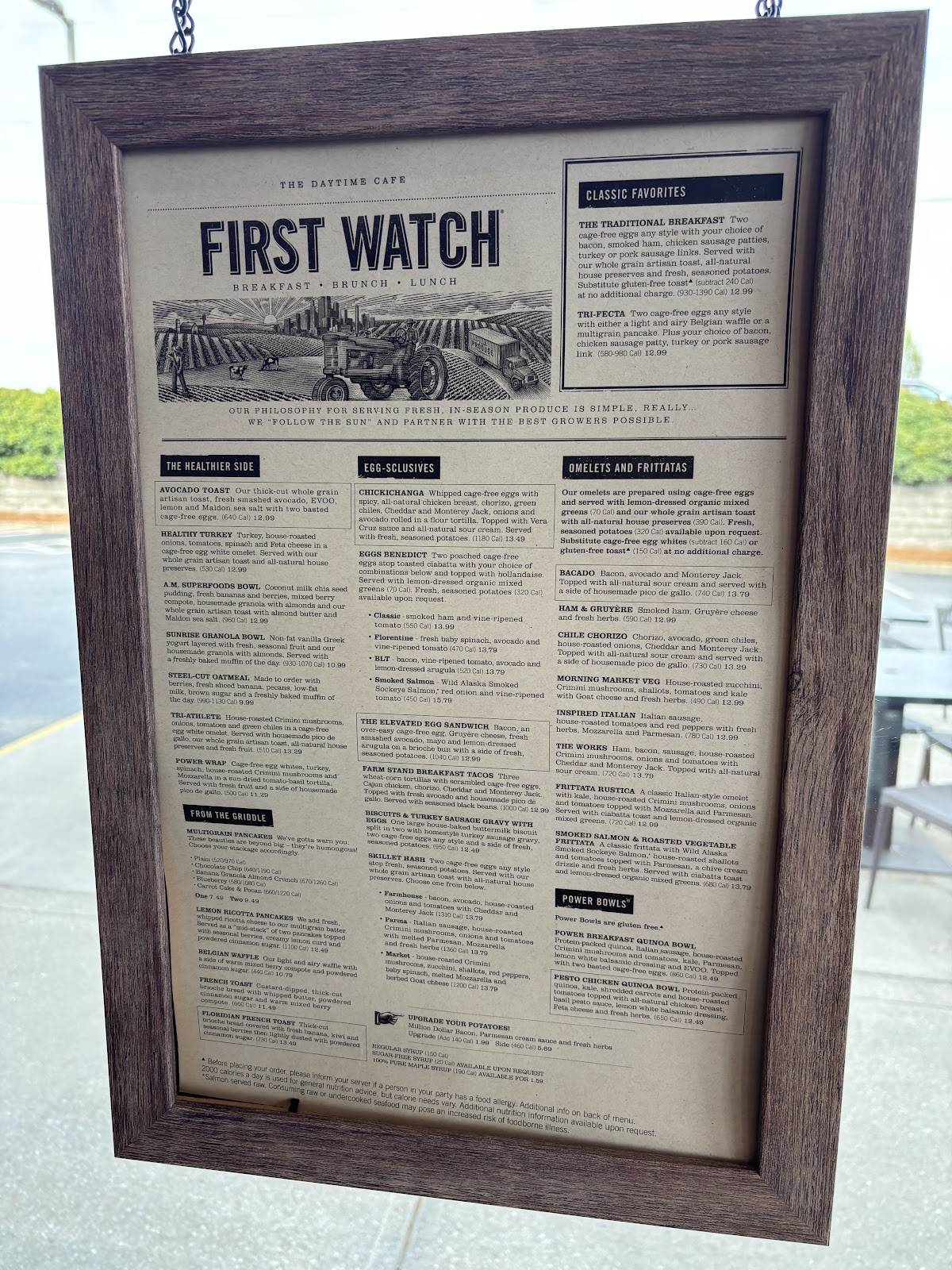 Menu at First Watch cafe, Simpsonville, 375 Harrison Bridge Rd Suite C