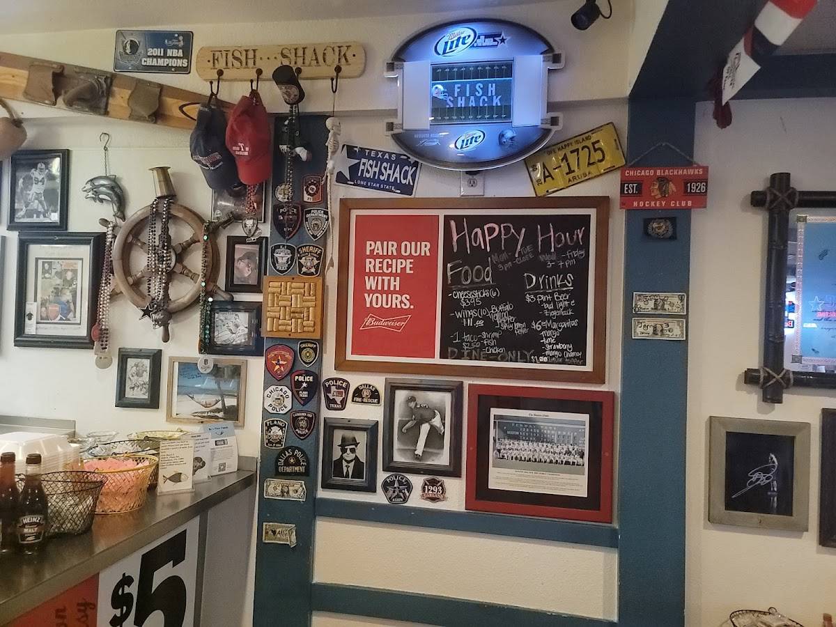Menu at Fish Shack restaurant, Plano, 700 E 15th St