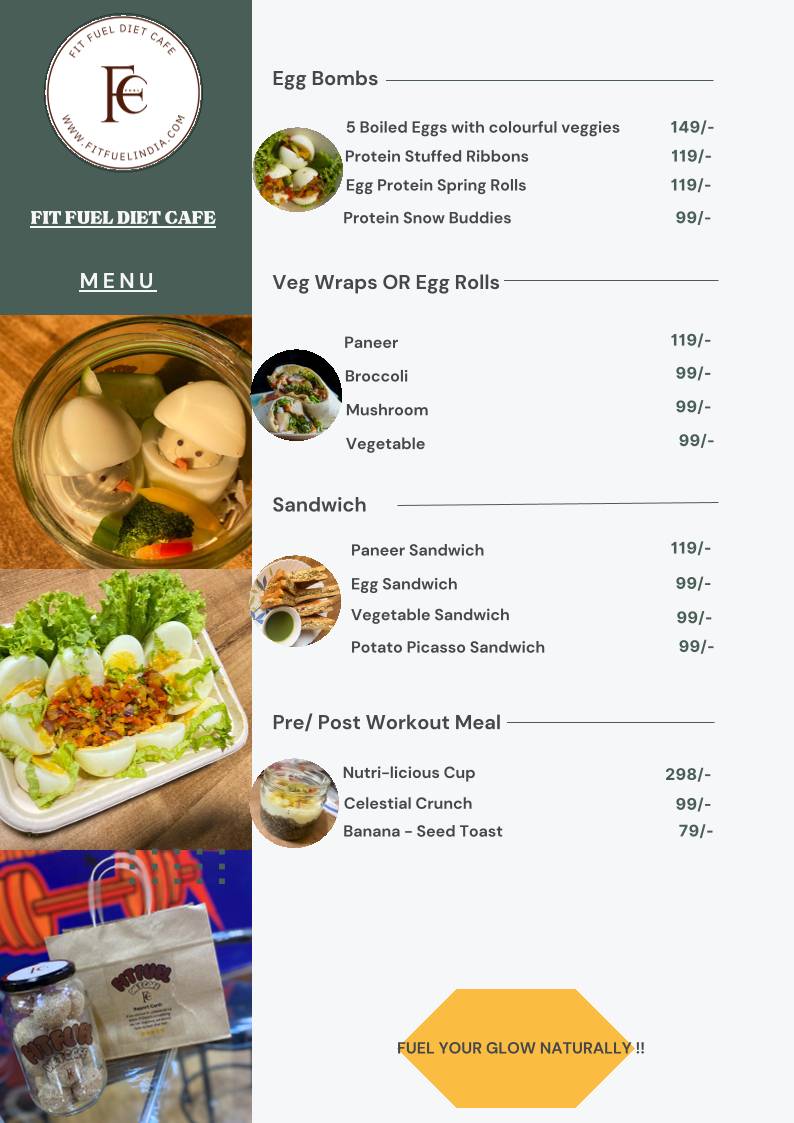 Menu at Fit Fuel (A Diet Cafe), Ghaziabad