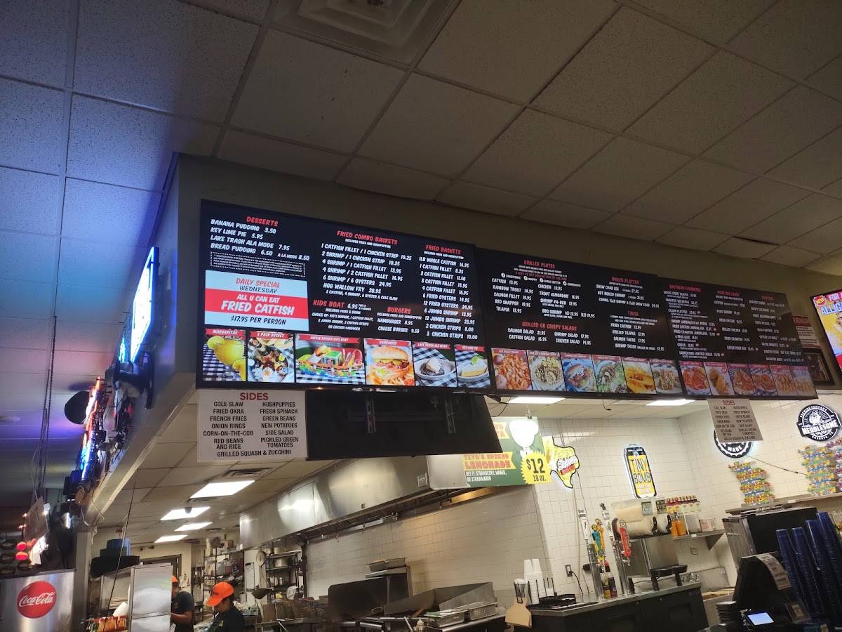 Menu at Flying Fish restaurant, Memphis, 105 S 2nd St