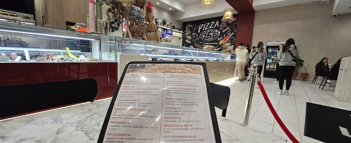 Carta de pizzería Forno Roman Pizza, Atlantic City