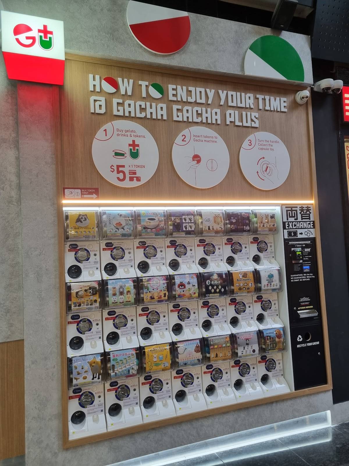 Menu at Gacha Cafe - George St, Sydney