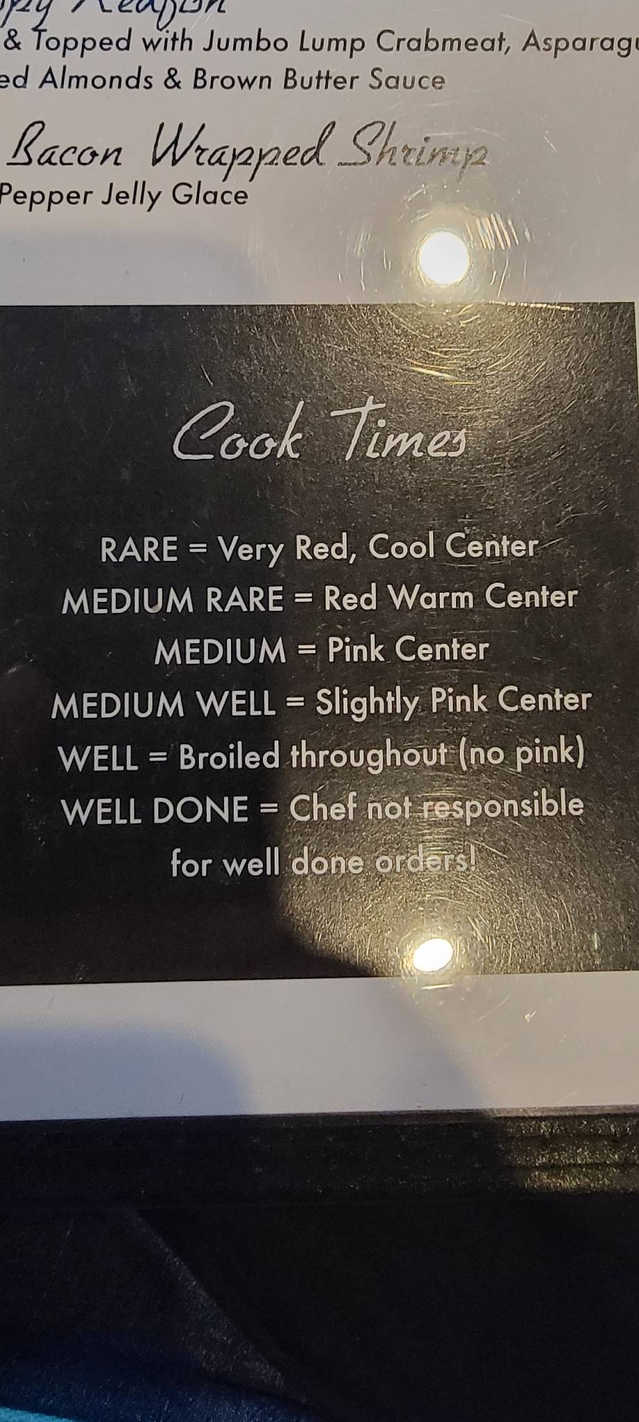 Menu at Gallagher's on Front Street pub & bar, Slidell