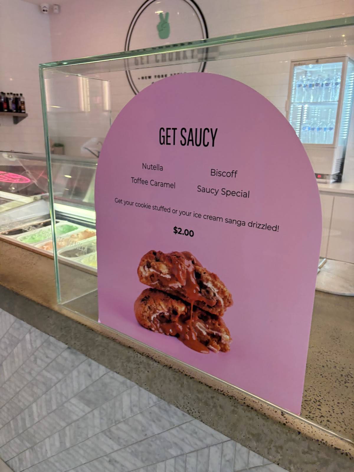 Menu at Get Chunky desserts, East Victoria Park, 3/900 Albany Hwy