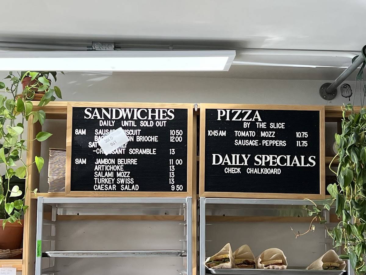 Menu at GetRight's cafe, Wheat Ridge